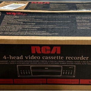 RCA VR525 VCR Plus VHS Cassette Player in Original Packaging - Etsy