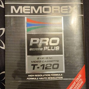 Memorex Pro Series VHS TAPE Vintage - Etsy