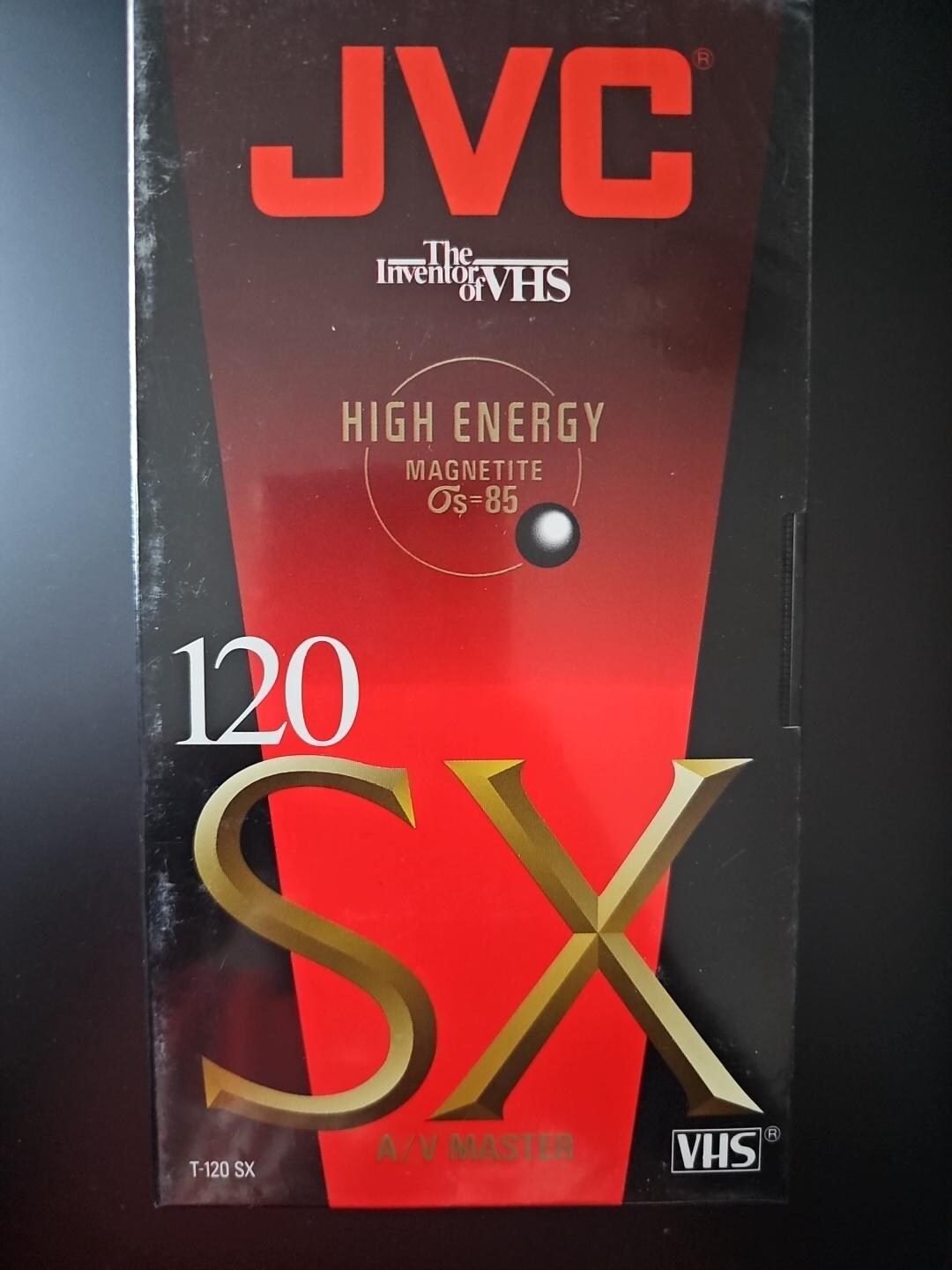 JVC VHS CASSETTE Tape T-120 2 Hrs in Original Packaging - Etsy