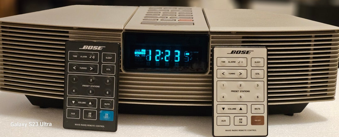 Bose Wave Radio CONNOISSEUR EDITION Alarm Clock With Remote Controls - Etsy