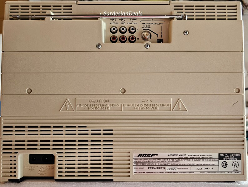 Bose Acoustic Wave Music System MODEL CD-3000 CD Player - Etsy
