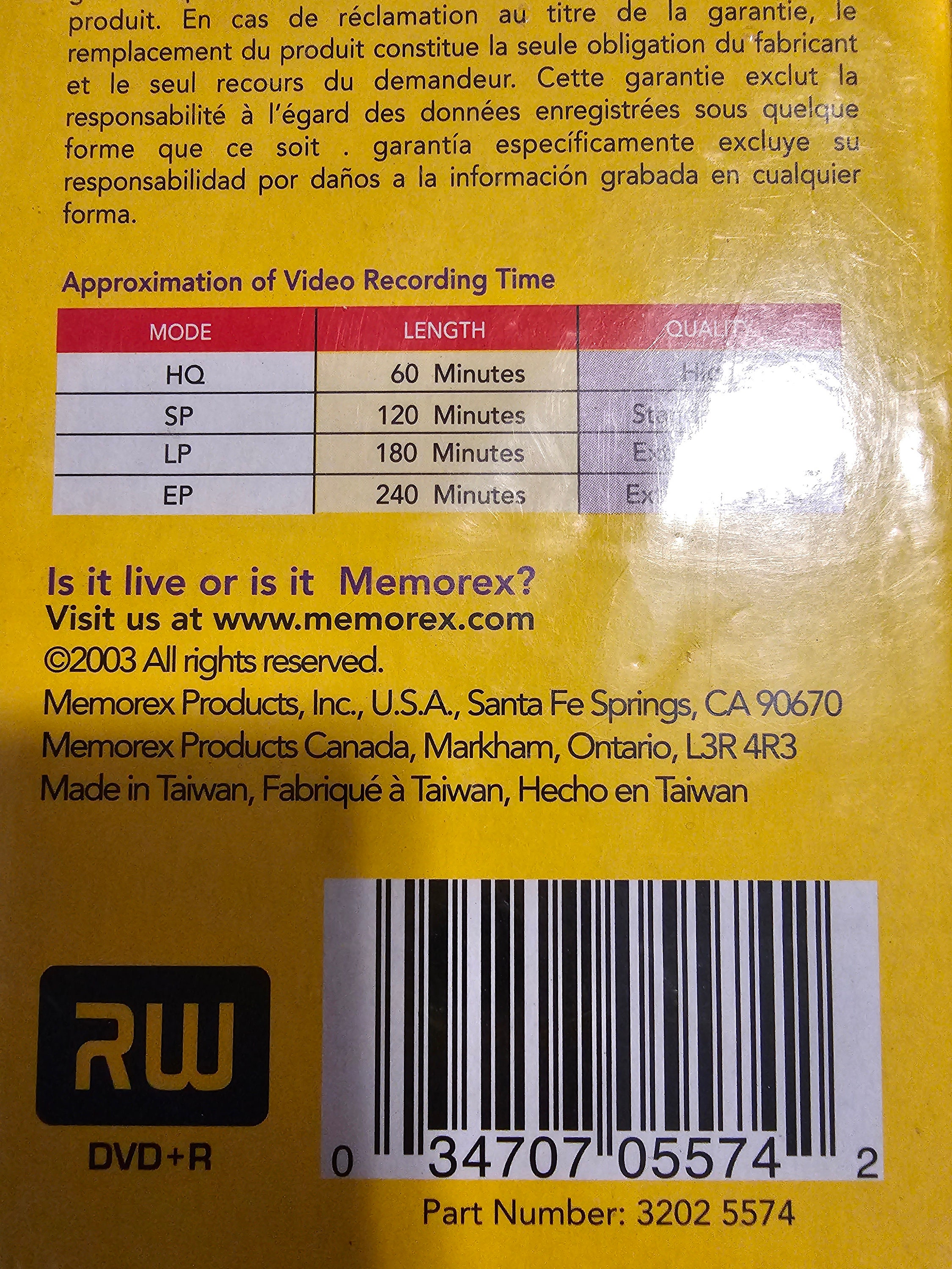 Memorex DVD+R 4x 5 Pk - Etsy