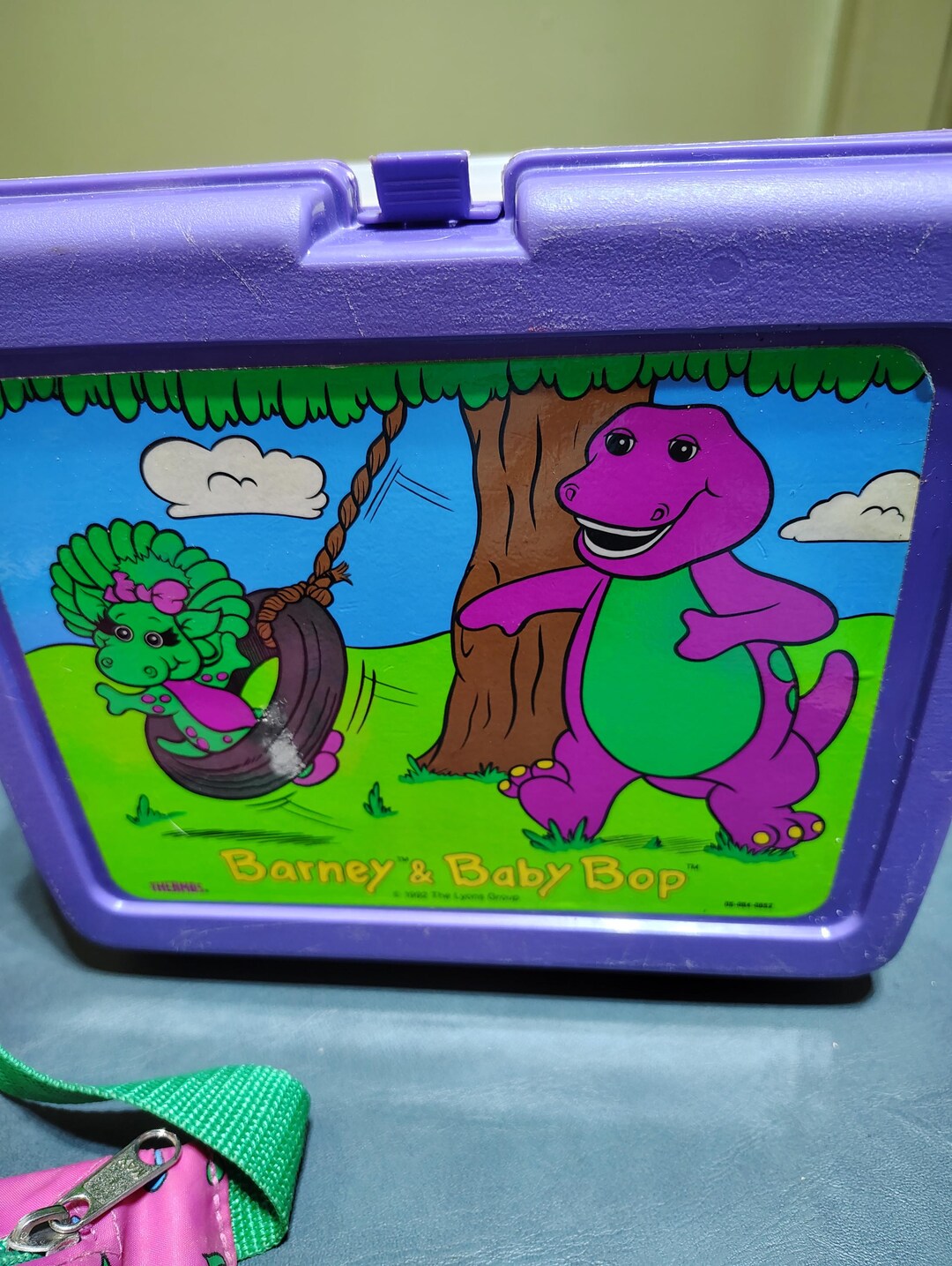 Thermos Brand Barney & Baby Bop Lunch Box, With Thermos. 1992. - Etsy