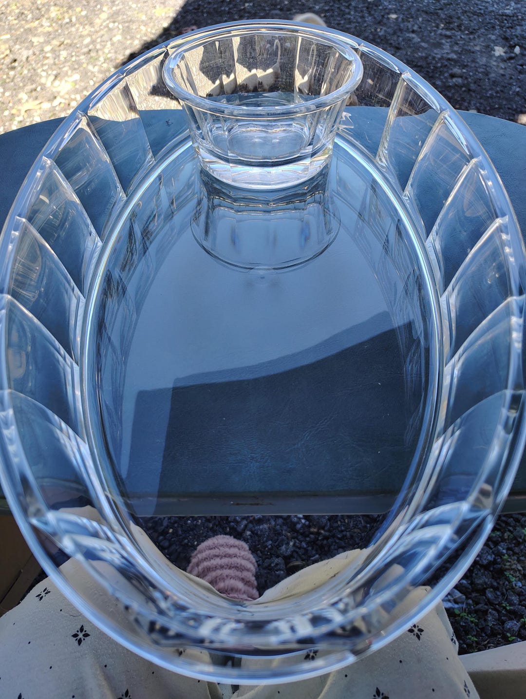 Grainware Grotto Chip and Dip. Large, Looks Like Crystal. New in Box ...