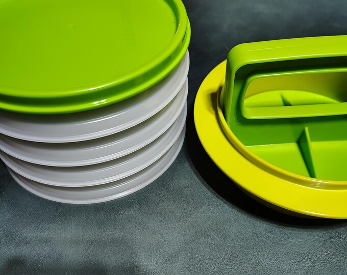 Vintage Tupperware Hamburger Patty Press. Large 5", Seven Pieces. - Etsy