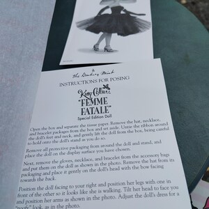 Robert Tonner, "kitty Collier" Femme Fatale From the Danbury Mint. NIB ...