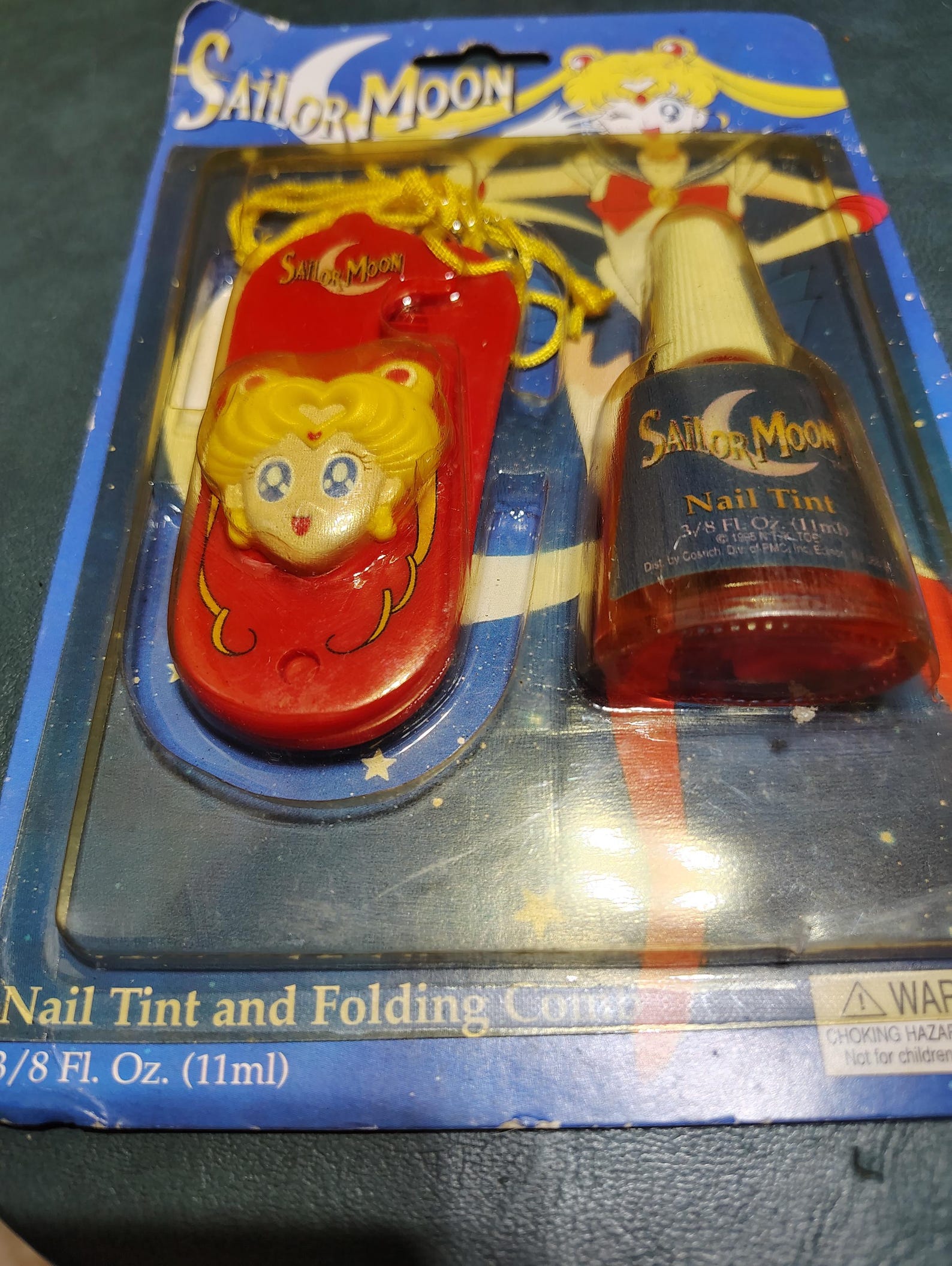 Rare Vintage Sailor Moon, Cologne and Hair Brush. Also Nail Tint, and ...