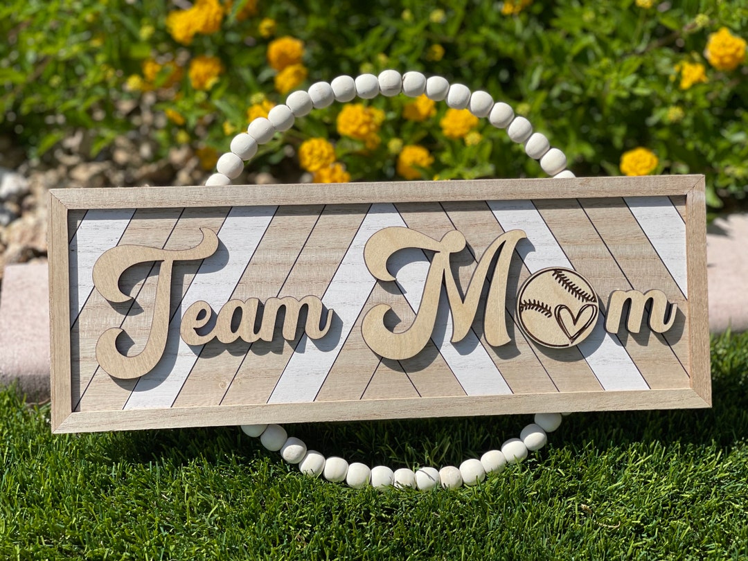 Team Mom/dad Sign - Etsy