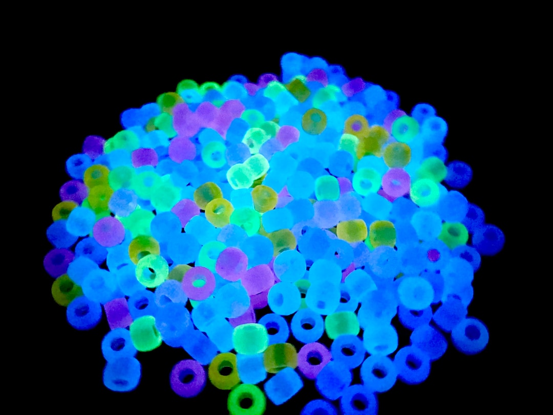 Glow in the Dark Pony Beads for Arts & Crafts Projects DIY - Etsy