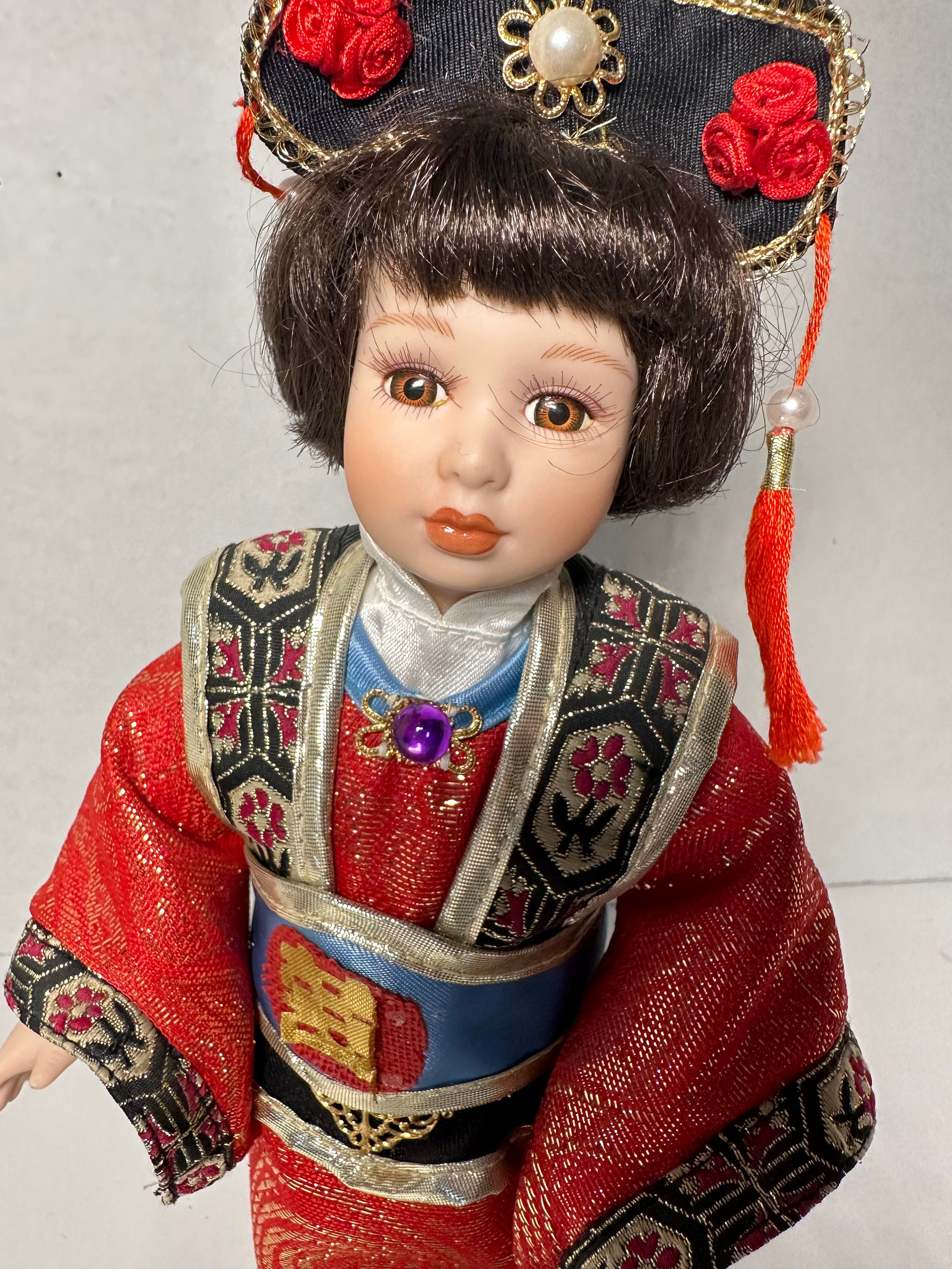 Mini Japanese Porcelain Doll - Etsy