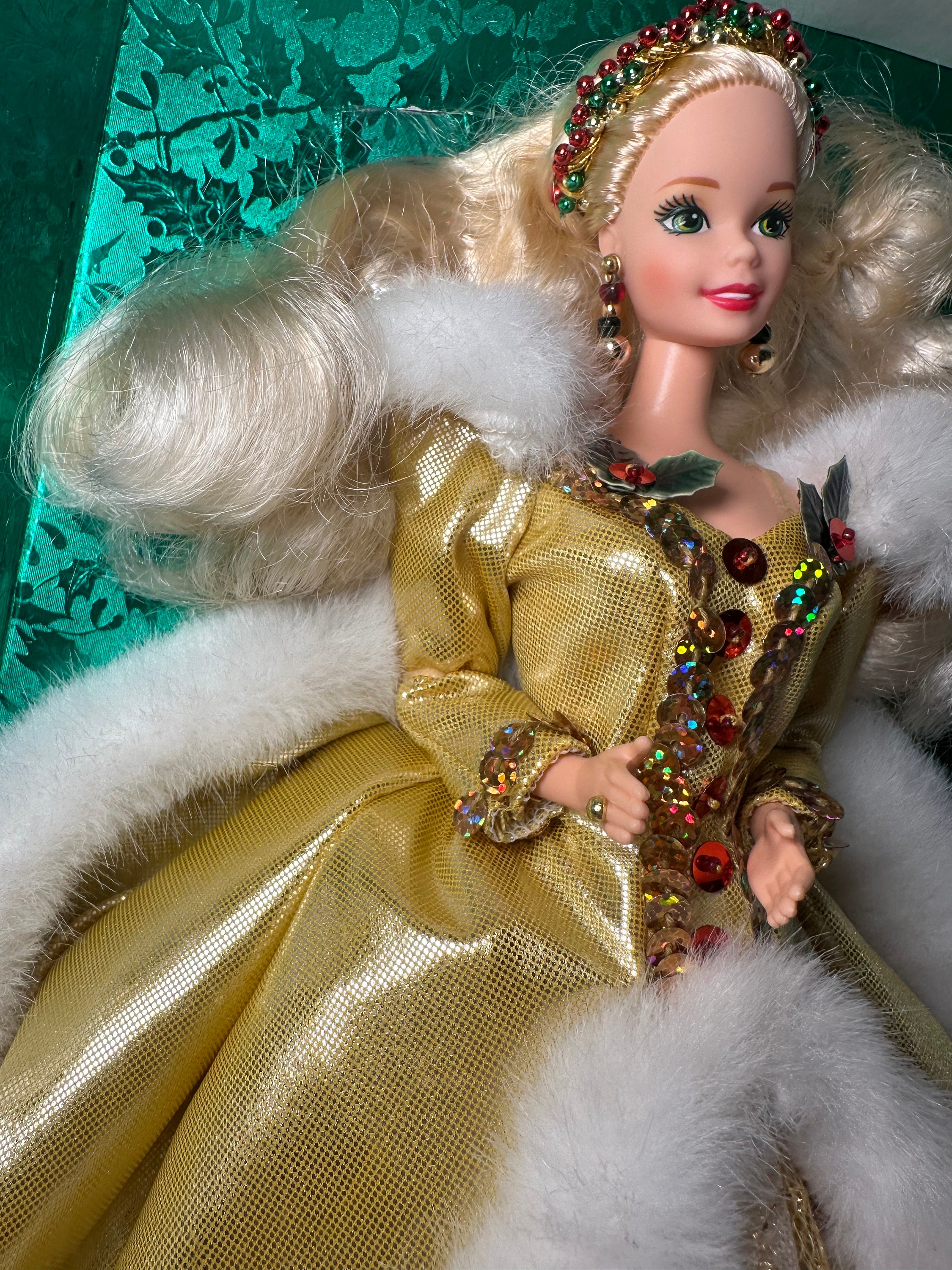 1994 Happy Holidays Barbie #12155 - Etsy