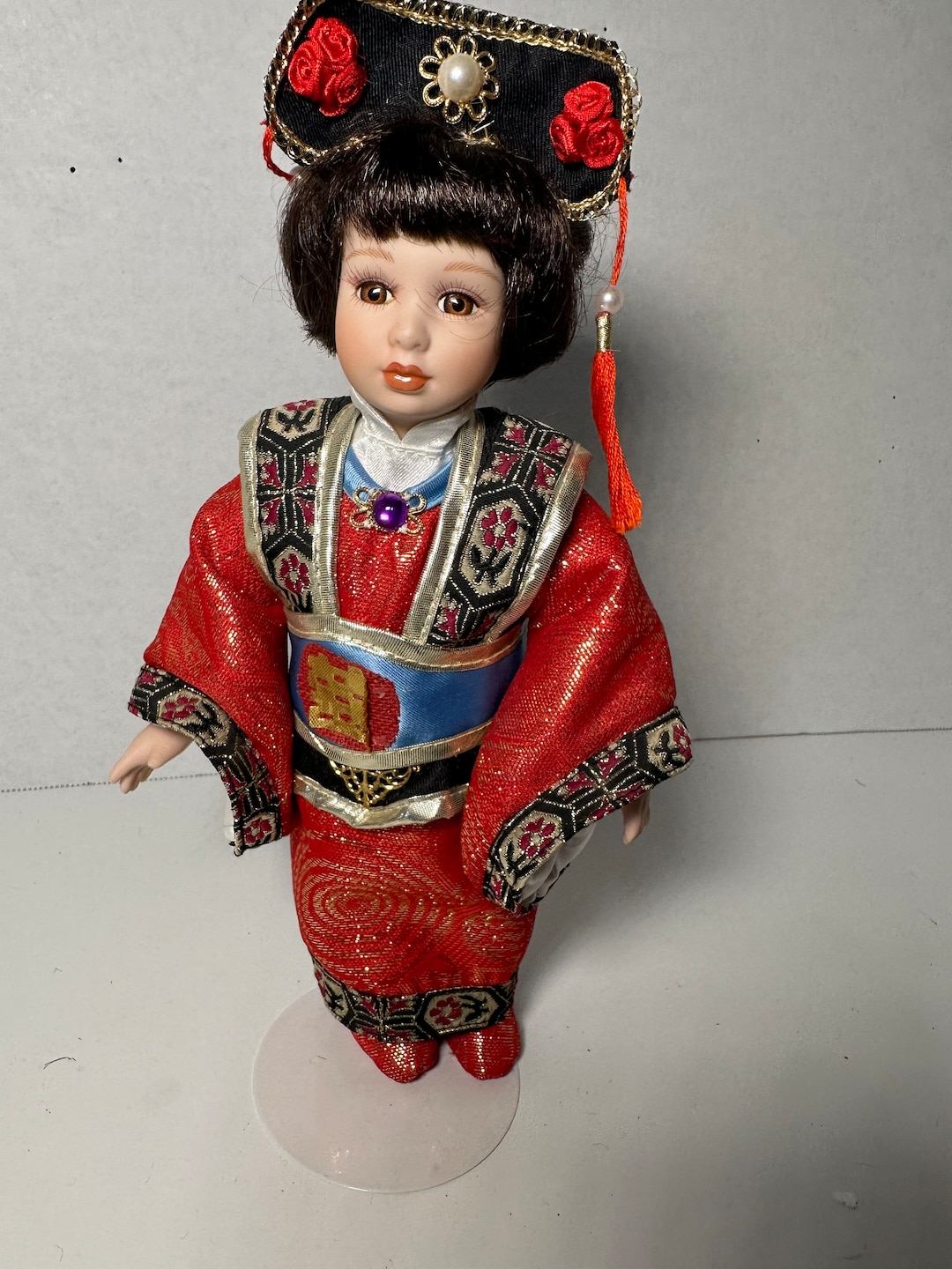 Mini Japanese Porcelain Doll - Etsy