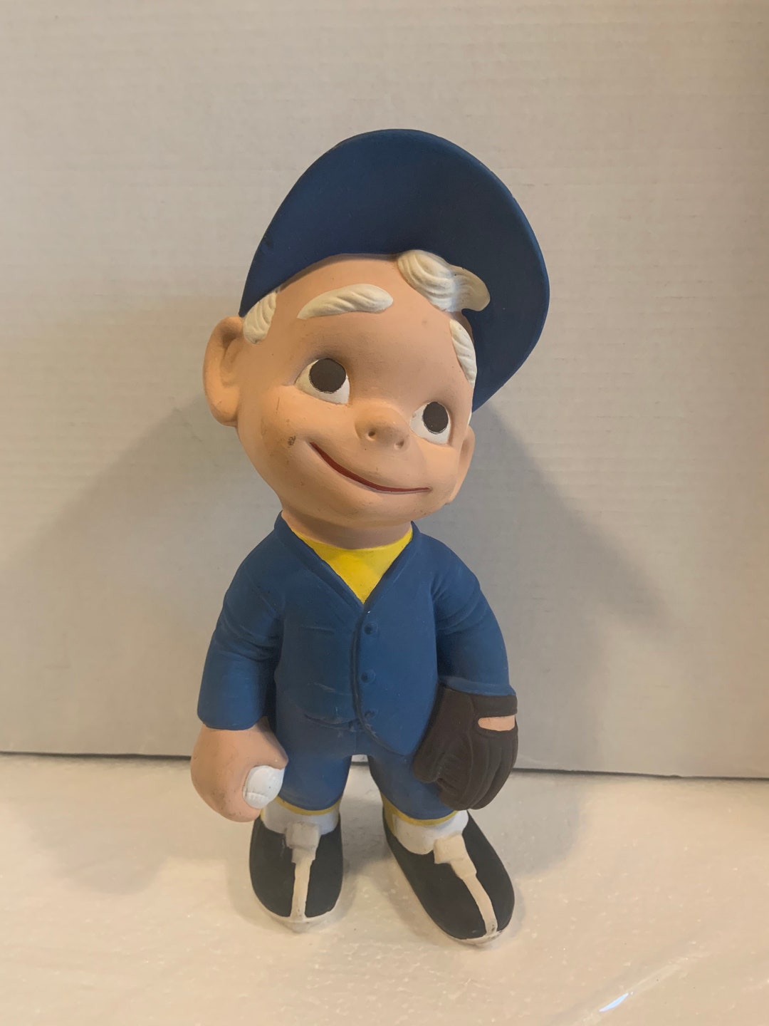 1970’s Smiley Ceramic Baseball Boy - Etsy