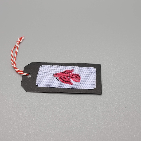 Cross Stitch Label - Etsy