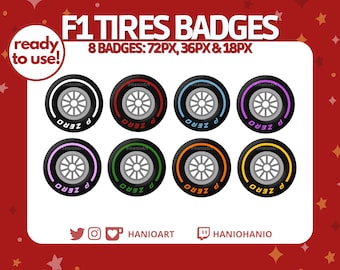 F1 Racing Car Twitch Sub Badges & Emotes / Bit Badges / Streamer ...