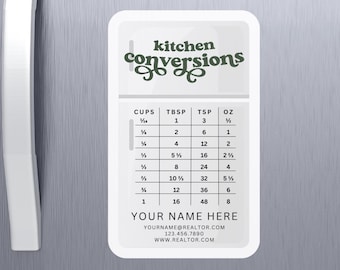 Customizable Kitchen Conversions Magnets, Real Estate Marketing Pop-by ...