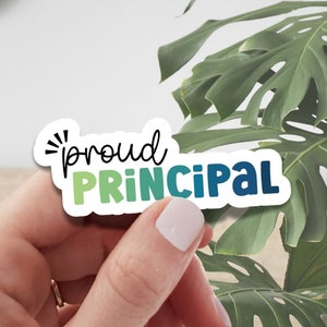 Proud Principal Sticker, Decal, Teacher Sticker, Laptop Sticker, Gift ...