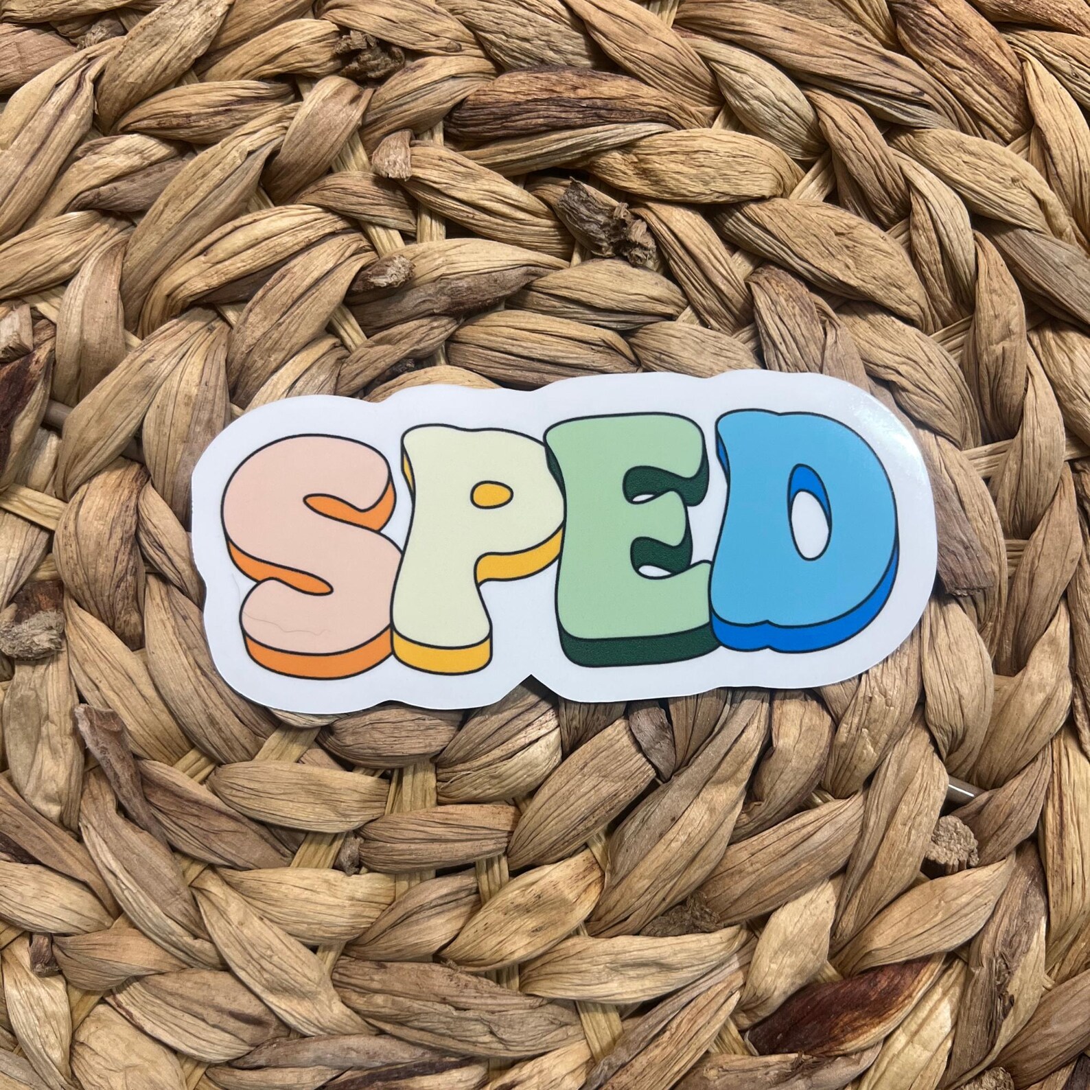 SPED Teacher Sticker, Decal, Teacher Sticker, Laptop Sticker, Gift for ...