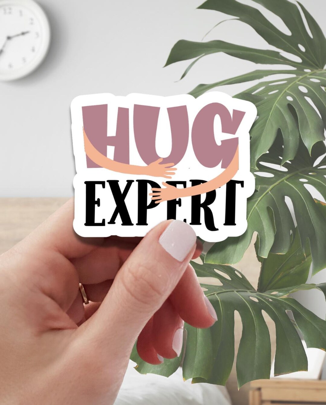 Hug Expert Sticker, Decals, Vinyl Stickers, Laptop Stickers, Mom ...