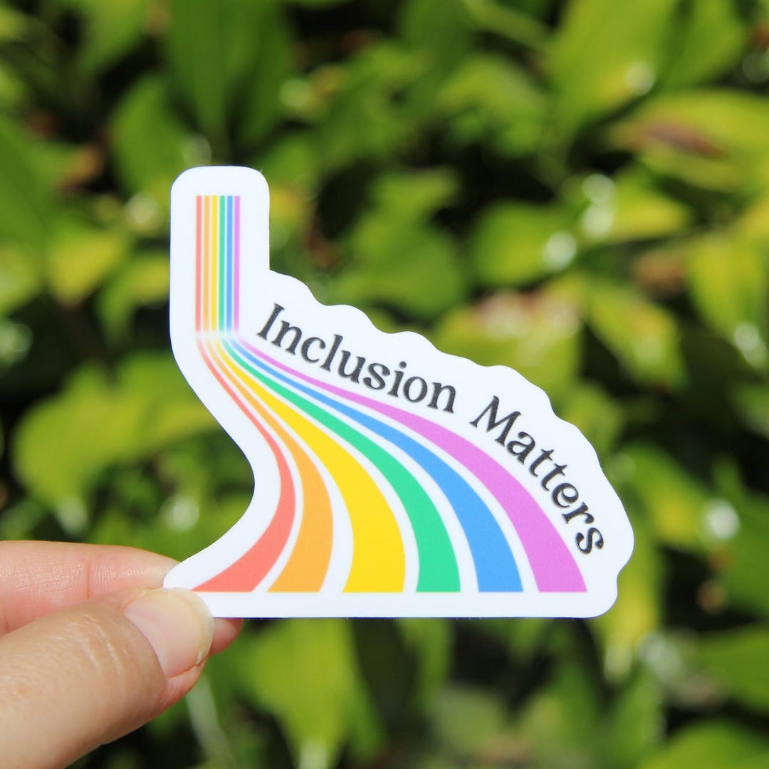 Inclusion Matters Sticker, Decal, Teacher Sticker, Laptop Sticker, Gift ...