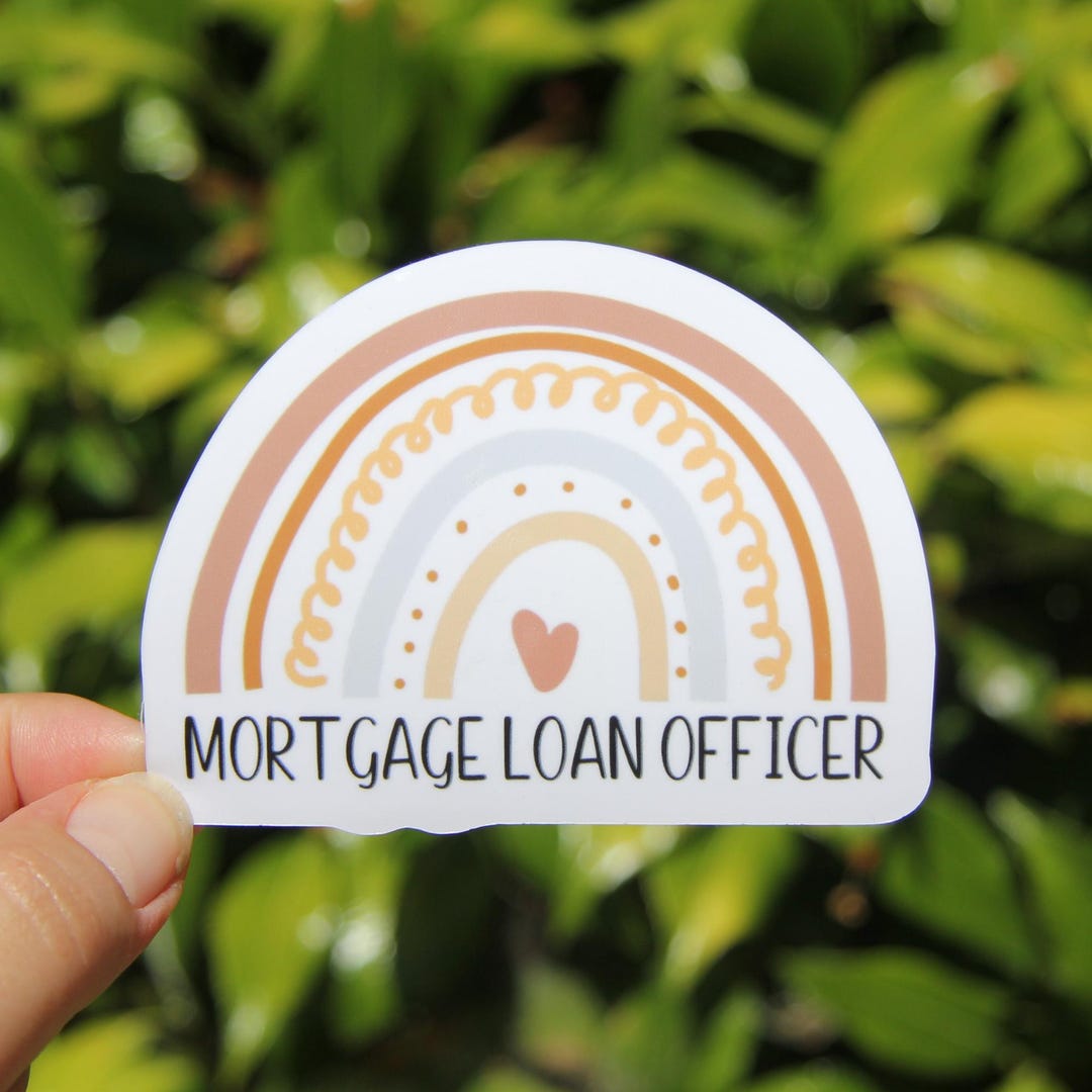Mortgage Loan Officer Sticker, Decal, Vinyl Sticker, Laptop Sticker ...