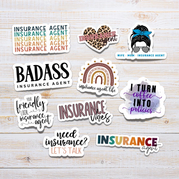Insurance Stickers - Etsy