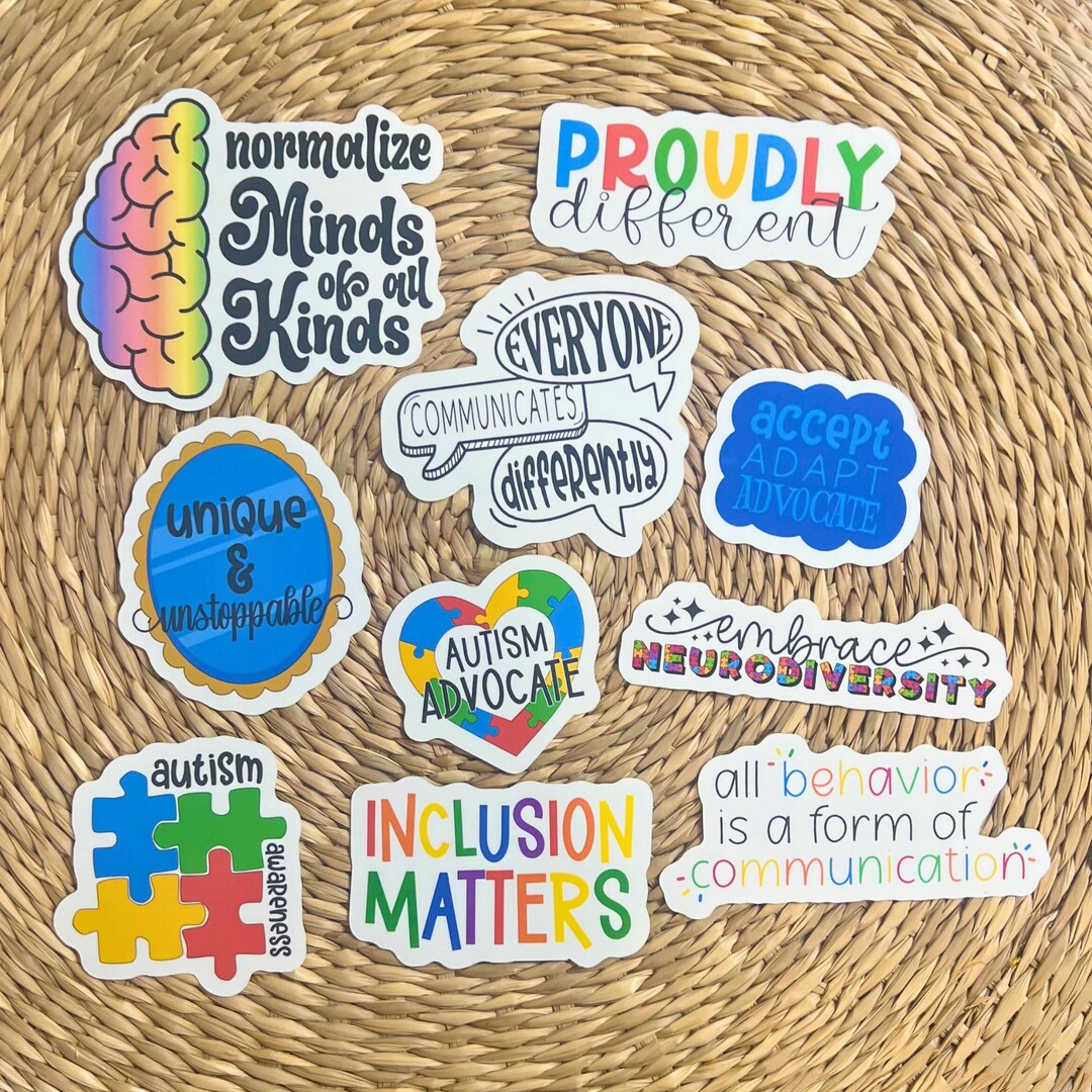 Autism Awareness 10-sticker Pack, Autism Awareness Sticker, Special ...