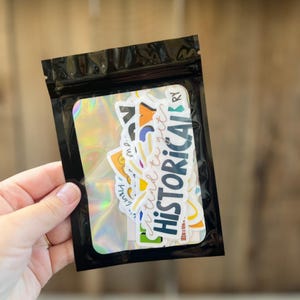 History Teacher 10-sticker Pack, White or Clear, Decals, Vinyl Stickers ...