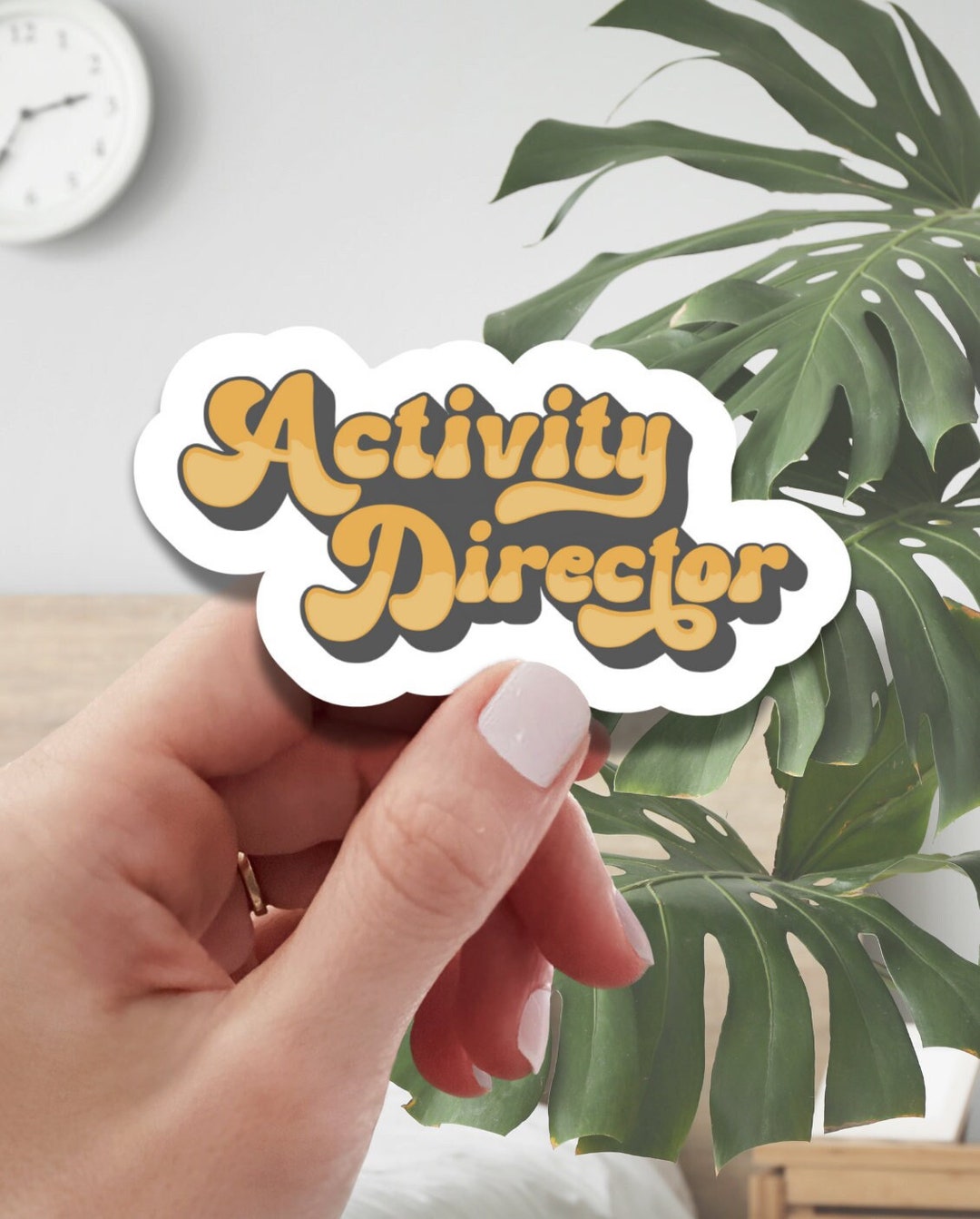 Activity Director Sticker, Decal, Teacher Sticker, Laptop Sticker, Gift ...