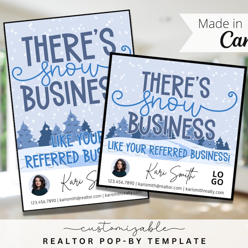 Christmas Pop Bys for Realtors - Etsy