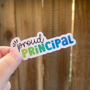 Proud Principal Sticker, Decal, Teacher Sticker, Laptop Sticker, Gift ...