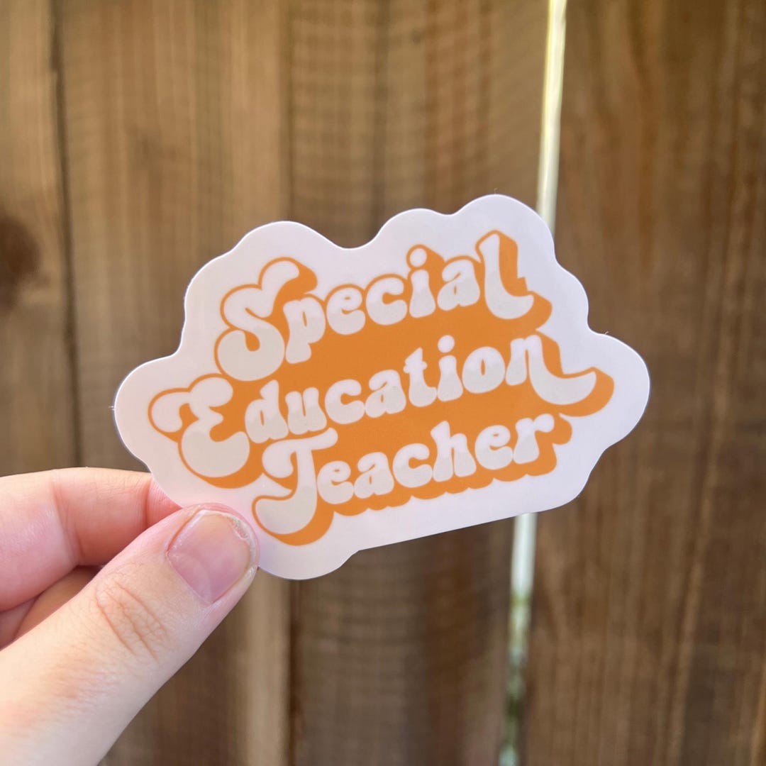Special Education Teacher Sticker, Decal, Teacher Sticker, Laptop ...