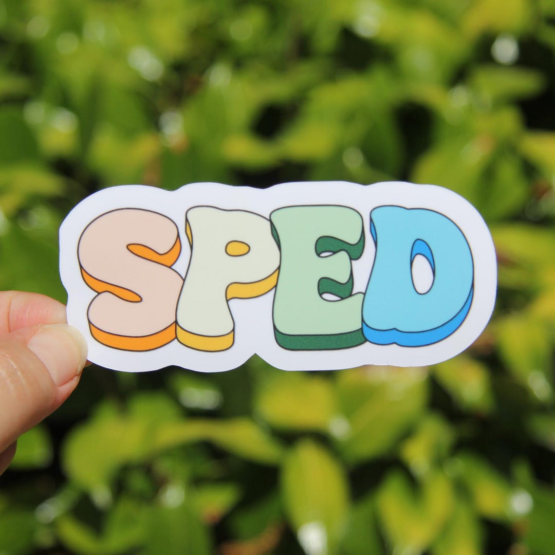 SPED Teacher Sticker, Decal, Teacher Sticker, Laptop Sticker, Gift for ...