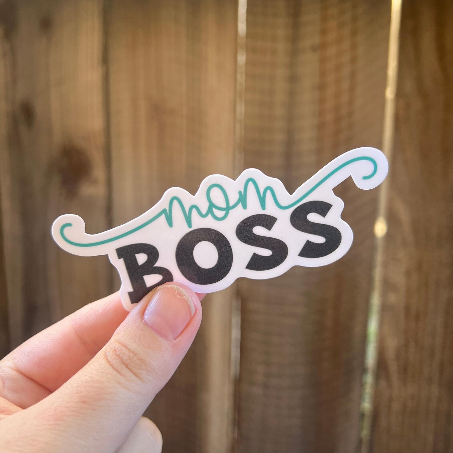 Mom Boss Sticker, Decals, Vinyl Stickers, Laptop Stickers, Mom Stickers ...