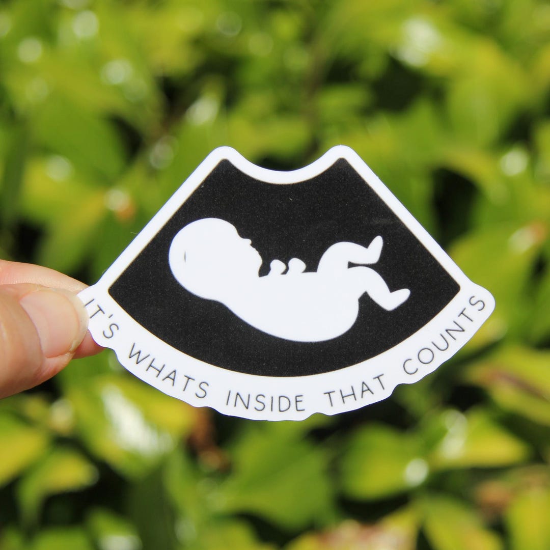 It's Whats Inside That Counts Sticker, Sonographer Sticker, Decal ...
