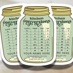 Customizable Kitchen Conversions Magnets, Real Estate Marketing Pop-by ...