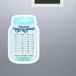 Customizable Kitchen Conversions Magnets, Real Estate Marketing Pop-by ...