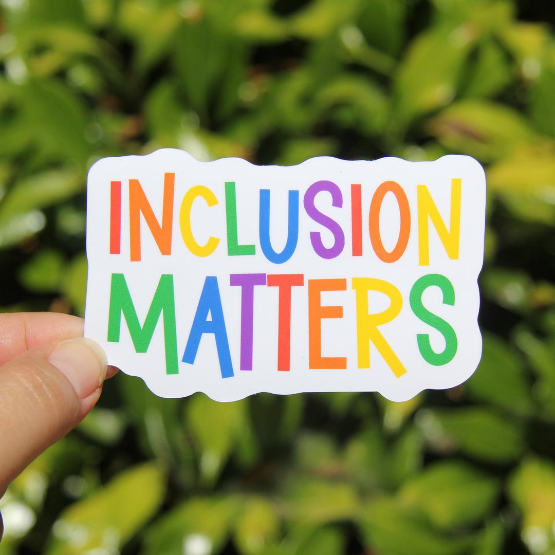 Inclusion Matters Sticker, Autism Awareness Sticker, Special Needs Mom ...