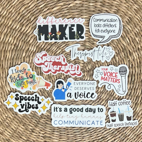 Speech Therapy Stickers - Etsy