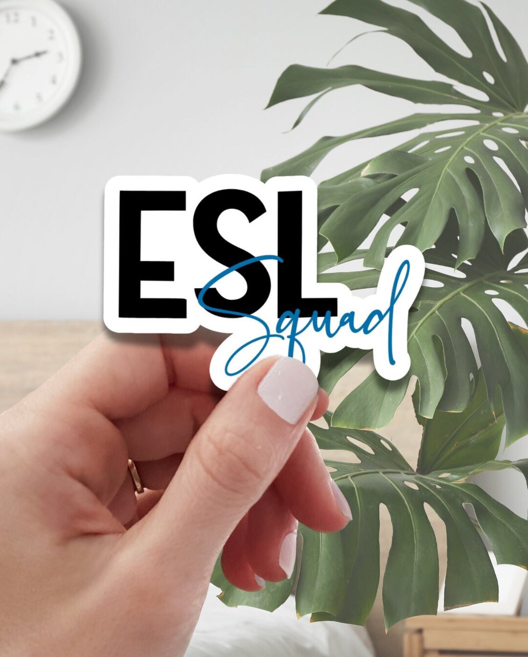 ESL Squad Sticker, Decal, Teacher Sticker, Laptop Sticker, Gift for ESL ...