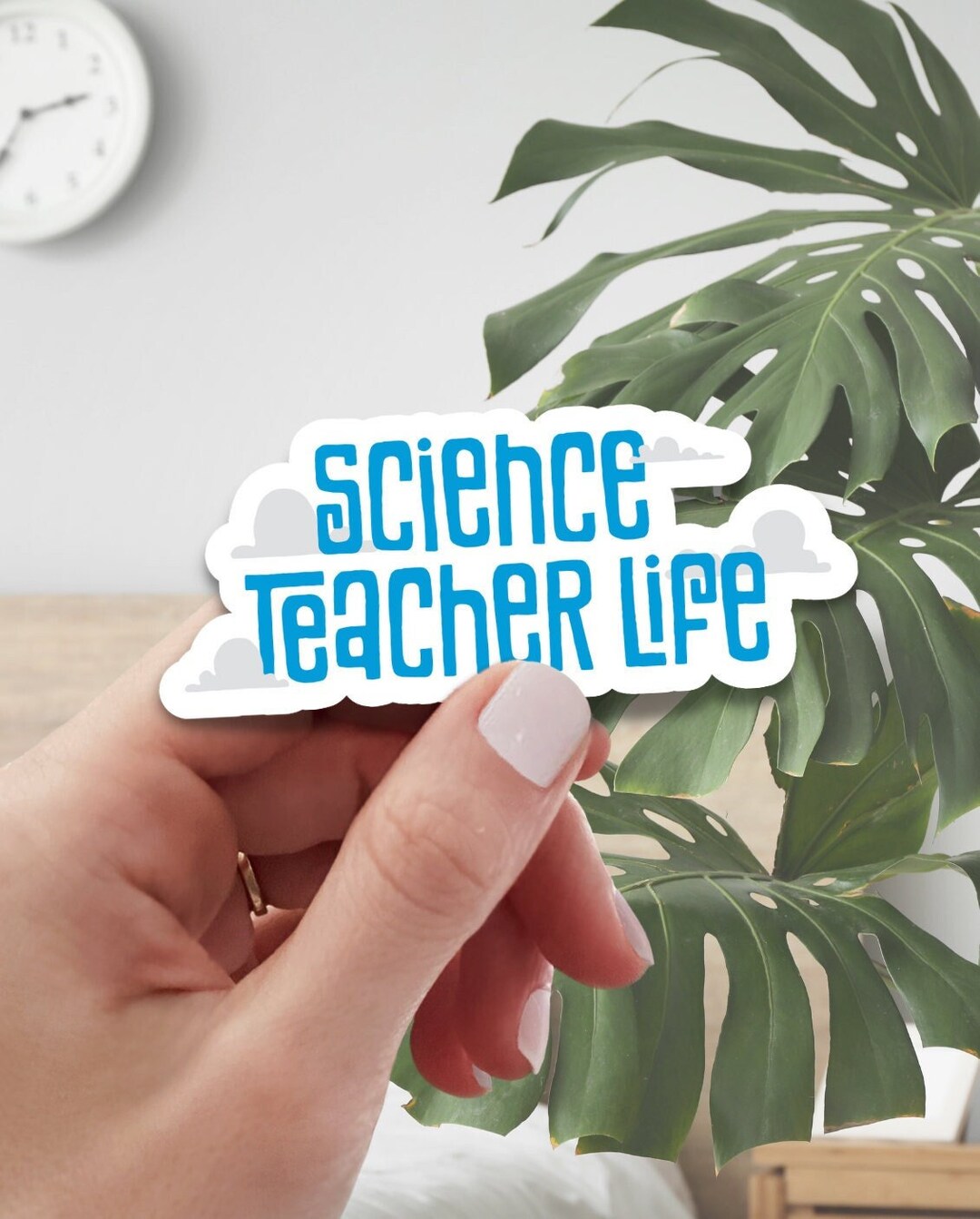 Science Teacher Life Sticker, Decal, Teacher Sticker, Laptop Sticker ...