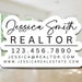 PERSONALIZED Real Estate Sticker, Real Estate Decal, Vinyl Sticker ...