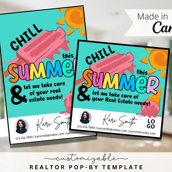 Summer Real Estate Pop By - Etsy