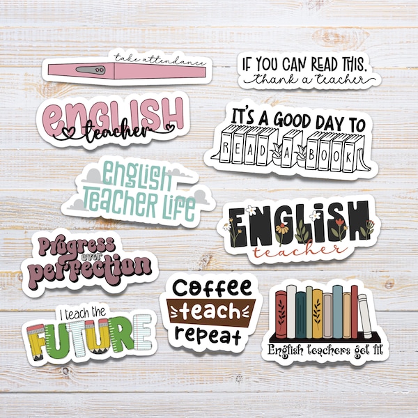 English Teacher - Etsy