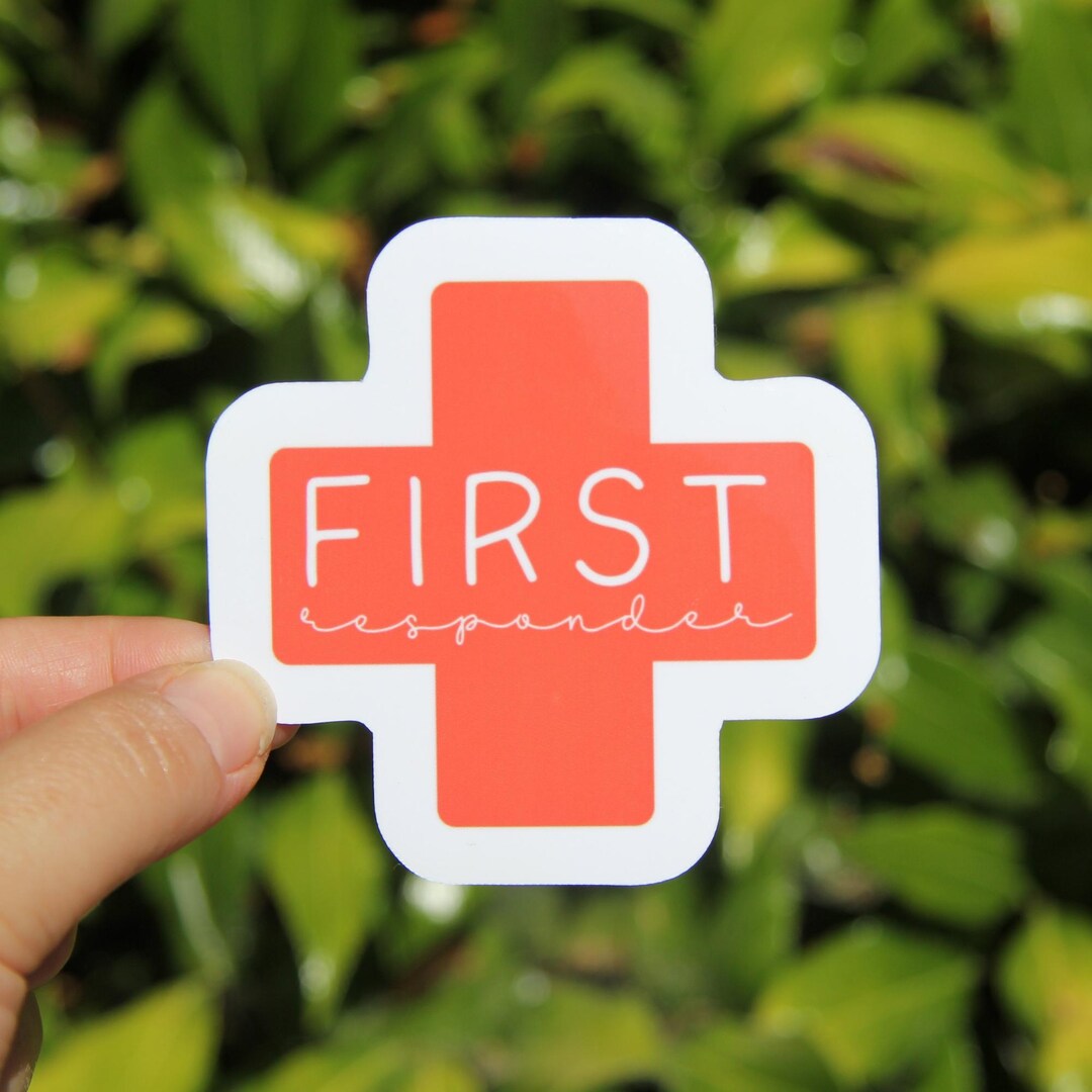 First Responder Sticker, Emergency Room Nurse Sticker, Decal Sticker ...