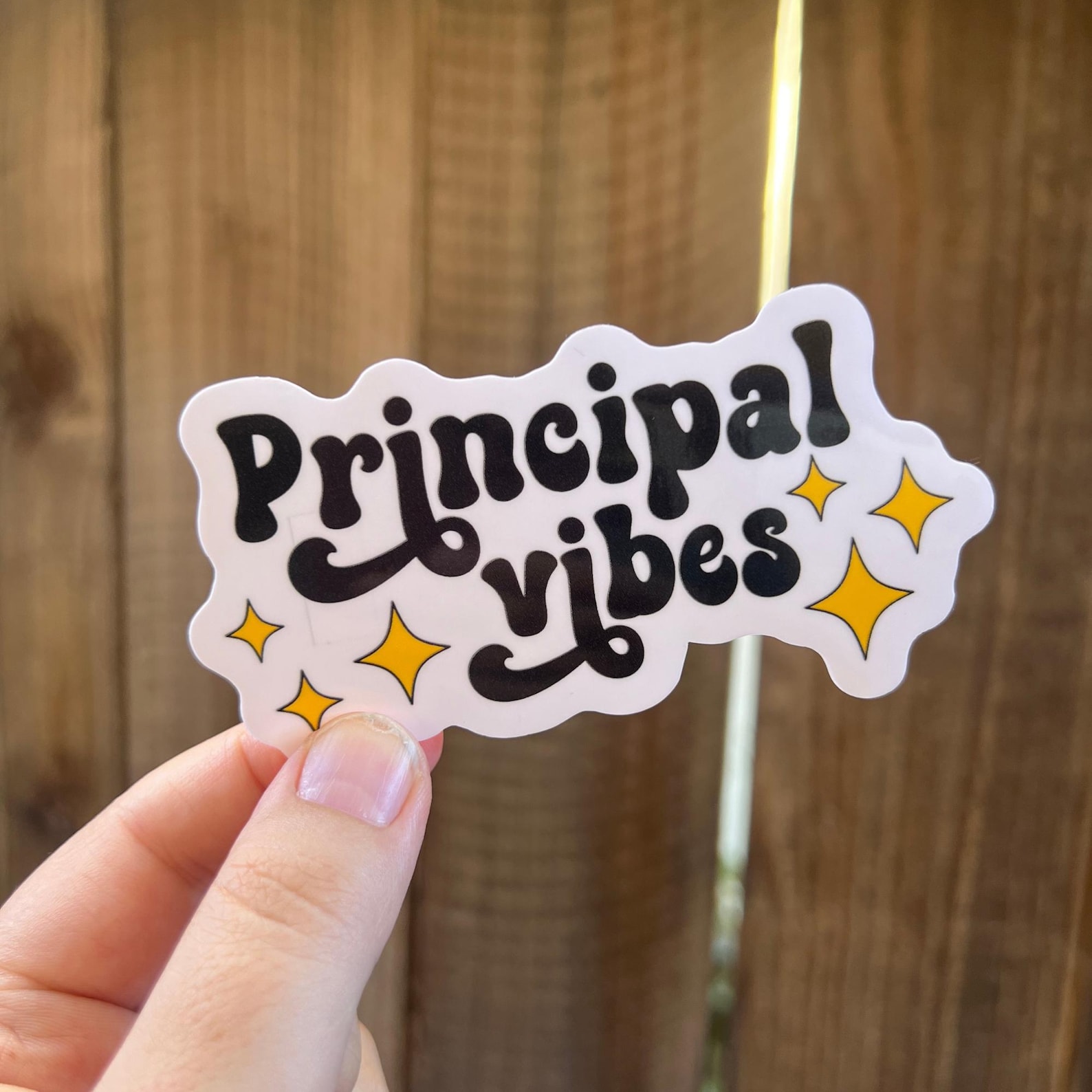 Principal Vibes Sticker, Decal, Teacher Sticker, Laptop Sticker, Gift ...