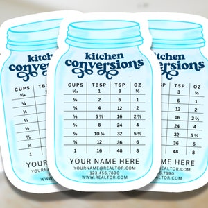 Customizable Kitchen Conversions Magnets, Real Estate Marketing Pop-by ...
