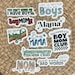 Boy Mom 10-sticker Pack, Decals, Vinyl Stickers, Laptop Stickers ...