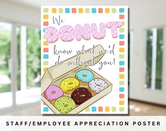 Cookie Thank You Sign Appreciation Week Teacher Staff Nurse - Etsy