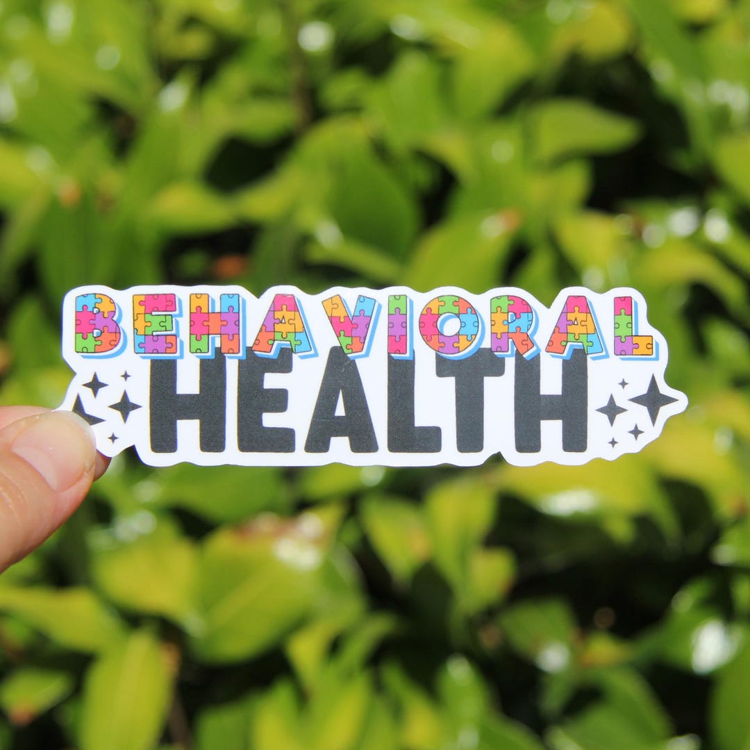 Behavioral Health Sticker, Motivational Sticker, SPED Teacher, Mental ...
